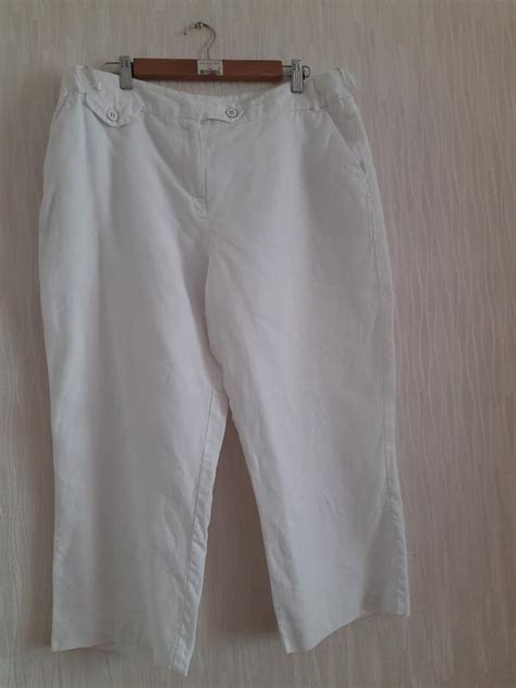 Штани бріджі льон 16 44 — ціна 170 грн у каталозі Бриджі Купити жіночі речі за доступною ціною