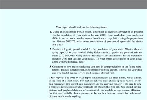 Lab 1 4 Exponential And Logistic Population Models In