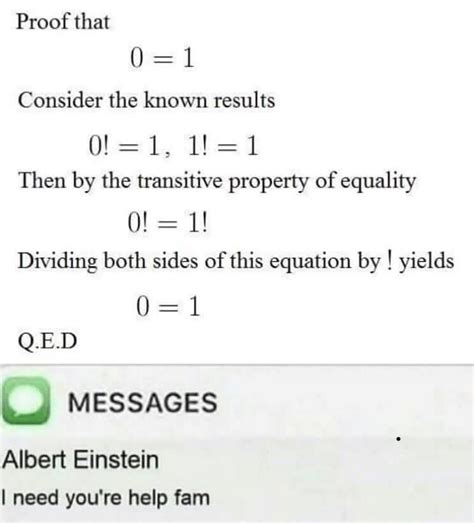 Proving 0 1 R Mathmemes