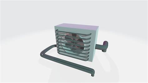 Condenser 3d Model Cgtrader