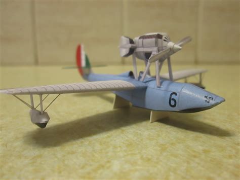 1 100 Macchi M 33 1925 Schneider Trophy Paper Model Ecardmodels