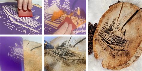 Using Torch Paste On Wood Ikonart Stencil