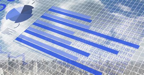 Digital Graphs And Binary Code Overlay Signify Data Analysis Stock Image Image Of Finance