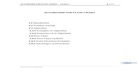 pdf algorithm and flow chart 1 1 introduction algorithm and flowchart