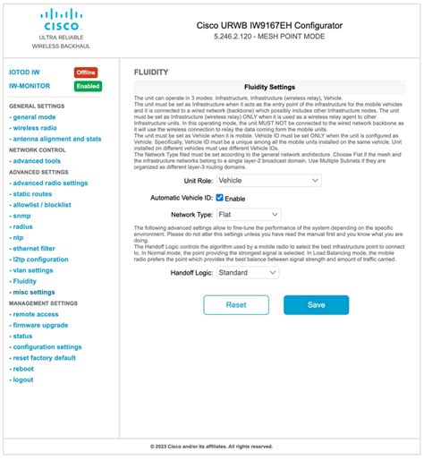 Configure Point To Point And Layer 2 Fluidity On Industrial Wireless