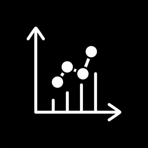 Graph Glyph Inverted Icon 42820138 Vector Art At Vecteezy