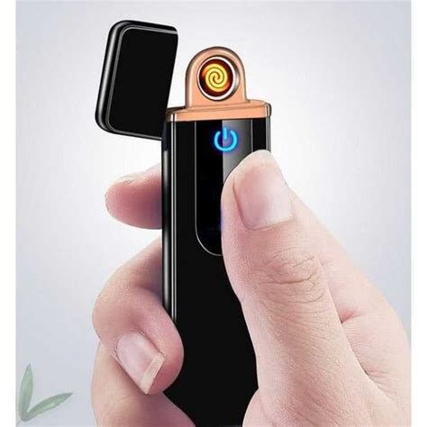 Jual Korek Api Listrik Sensor Jari Finger Print Code Rechargeable Smg