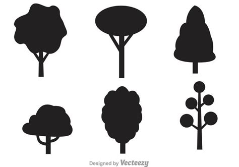 Black Tree Vector Icons Download Free Vector Art Stock Graphics Images