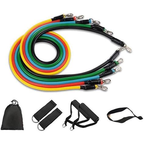 Bandes De Résistance 11 Pièces Corde De Traction Exercices De Remise En