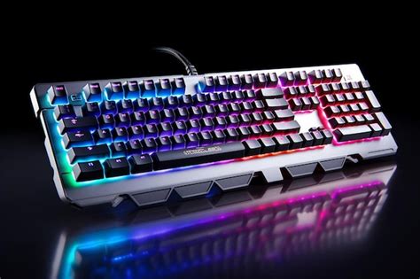 Premium Photo A Keyboard With A Rainbow Colored And Colored Keys
