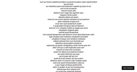 Useeffect Codesandbox