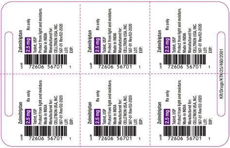 Zolmitriptan Fda Prescribing Information Side Effects And Uses