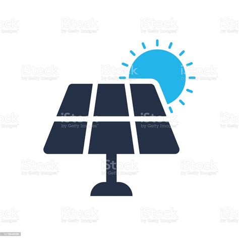태양 전지 패널 아이콘입니다 단일 단색 아이콘입니다 벡터 그림입니다 웹 사이트 디자인 로고 앱 템플릿 Ui 등 활력에 대한 스톡