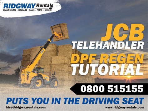 Jcb Telehandler Dpf Regen Tutorial