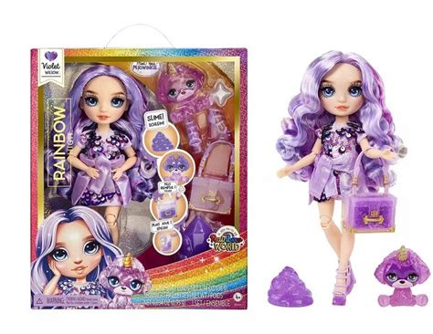 Rainbow High Classic Rainbow Fashion Violet 10035051424854 • Cena Opinie • Lalki Modowe