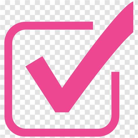 Checkbox Check Mark Android Magenta Transparent PNG