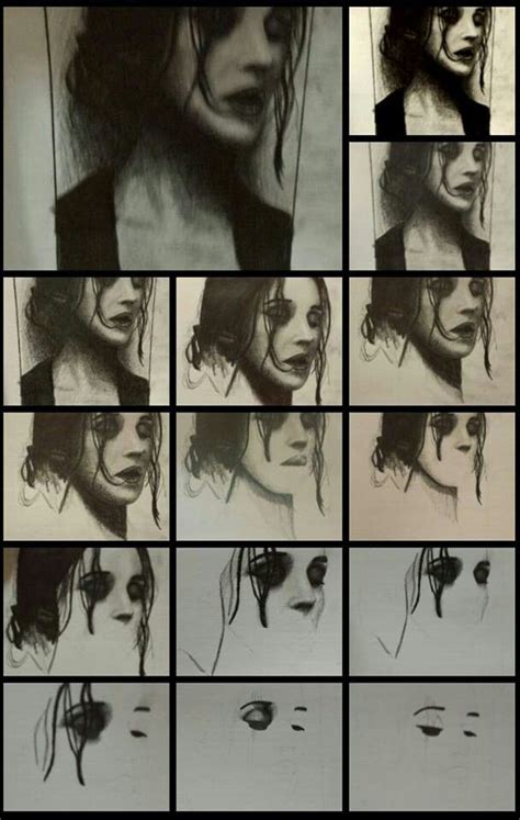 Monica Bellucci En Carboncillos Dibujos