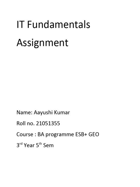 It Fundamentals Pdf Graphical User Interfaces Command Line Interface