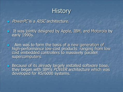 ppt powerpc architecture powerpoint presentation free download id