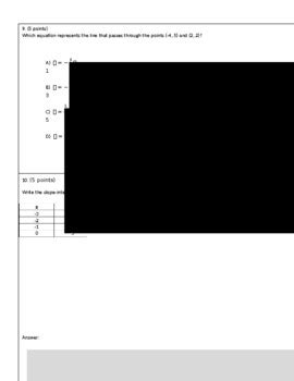 Linear Functions Test By Masiel S Creative Corner TPT