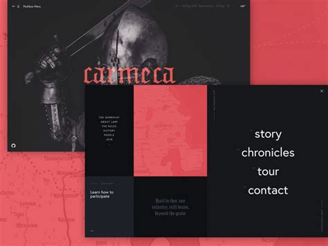 Multibox Menu Codrops Menu Layout Css Grid Menu Design