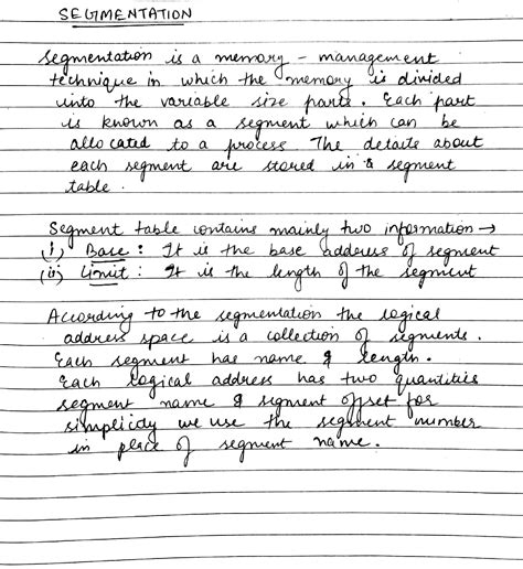 SOLUTION Segmentation In Operating System Studypool
