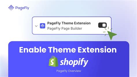 How To Enable Pagefly Theme App Extension In Shopify Pagefly Tutorial Youtube