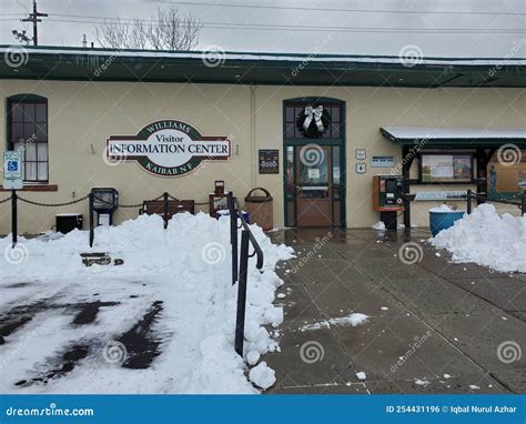 Snow In Williams Arizona Editorial Photo Image Of Road 254431196