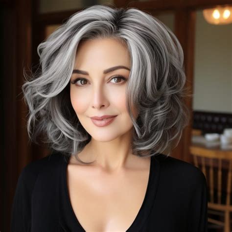 29 Gray Bobs Hairstyle To Make You A Show Stopper