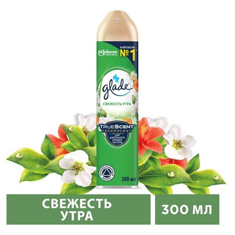 Glade Аэрозоль "Свежесть утра", 300 мл - купить с доставкой по выгодным ...
