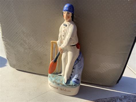 Antique Cricketer Leonard Wilson Statue Antiquescouk