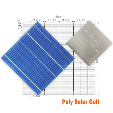 Solar Cells Poly Solar Cell For Solar Panel