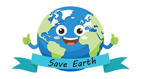 Save Earth Cartoon Pictures Save The Earth Illustration Free Vector