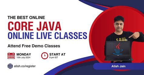 🔥unlock Your Coding Potential With Our Core Java Live Batch Atish Jain⚡️