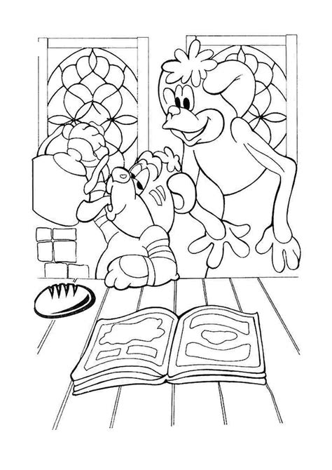 Раскраски раскраски из мультфильмов раскраска по дороге с облаками Развивающие раскраски