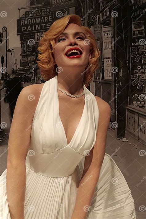 Wax Figure Of Marilyn Monroe American Actress Model And Singer