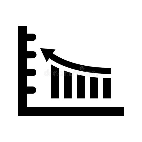 Chart Graph Analytics Icon Black Vector Graphics Stock Vector