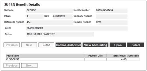 Authorize Individual Payment Std