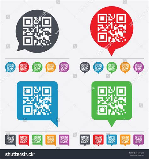 qr code sign icon scan code stock vector royalty free 217394278 shutterstock