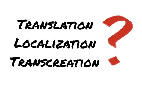 The Trick To Understanding Whether You Need Translation Localization Or Transcreation