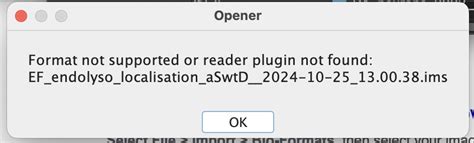 Ims Files Dont Open Unsupported Format Or File Usage And Issues