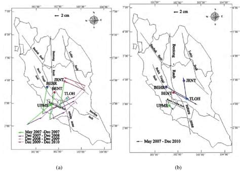 Yearly Accumulated Displacement A And Total Accumulated Displacement Download Scientific
