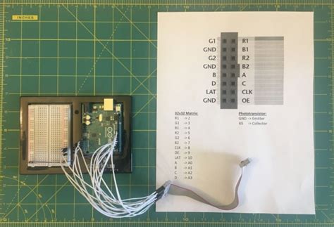 Using A Led Matrix As A Scanner Duino