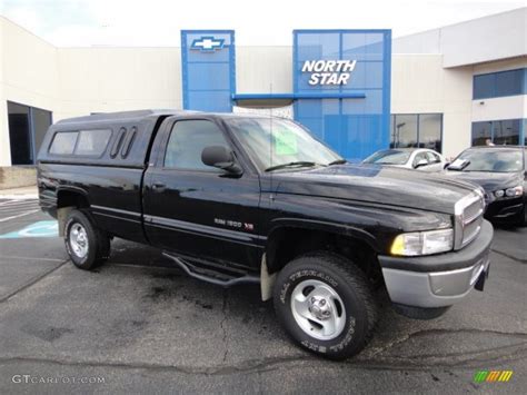 2001 Black Dodge Ram 1500 Slt Regular Cab 4x4 62530435 Photo 6