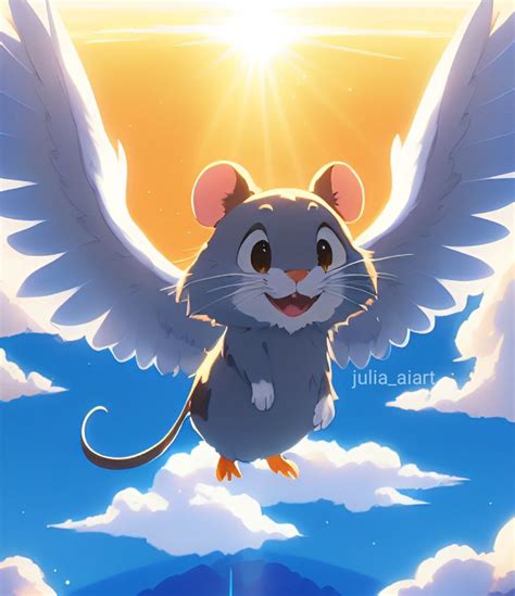 Mouse Angel Иллюстрации