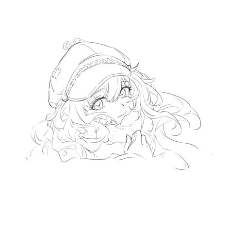 Safebooru 1girl Cabbie Hat Closed Mouth Gloves Greyscale Hand Up Hat