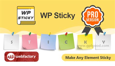 Wp Sticky Pro Sticky Menu And Header Wordpress Plugin Gpl Good