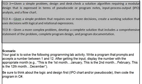 Solved CO 3 Given A Simple Problem Design And Desk Check A Chegg Com