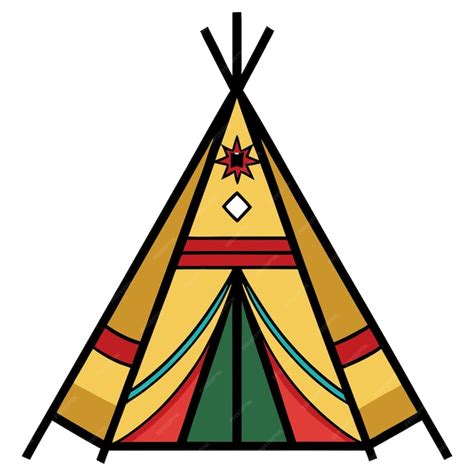 Teepee Clipart Vector Art And Illustration Premium Ai Generated Vector