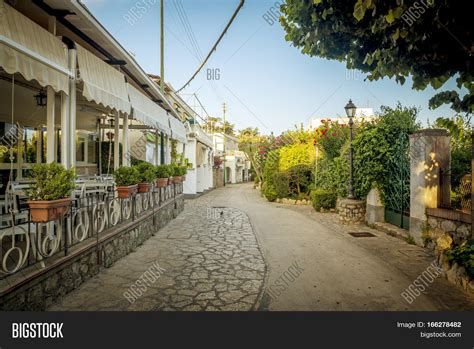 Street Anacapri Town Image And Photo Free Trial Bigstock